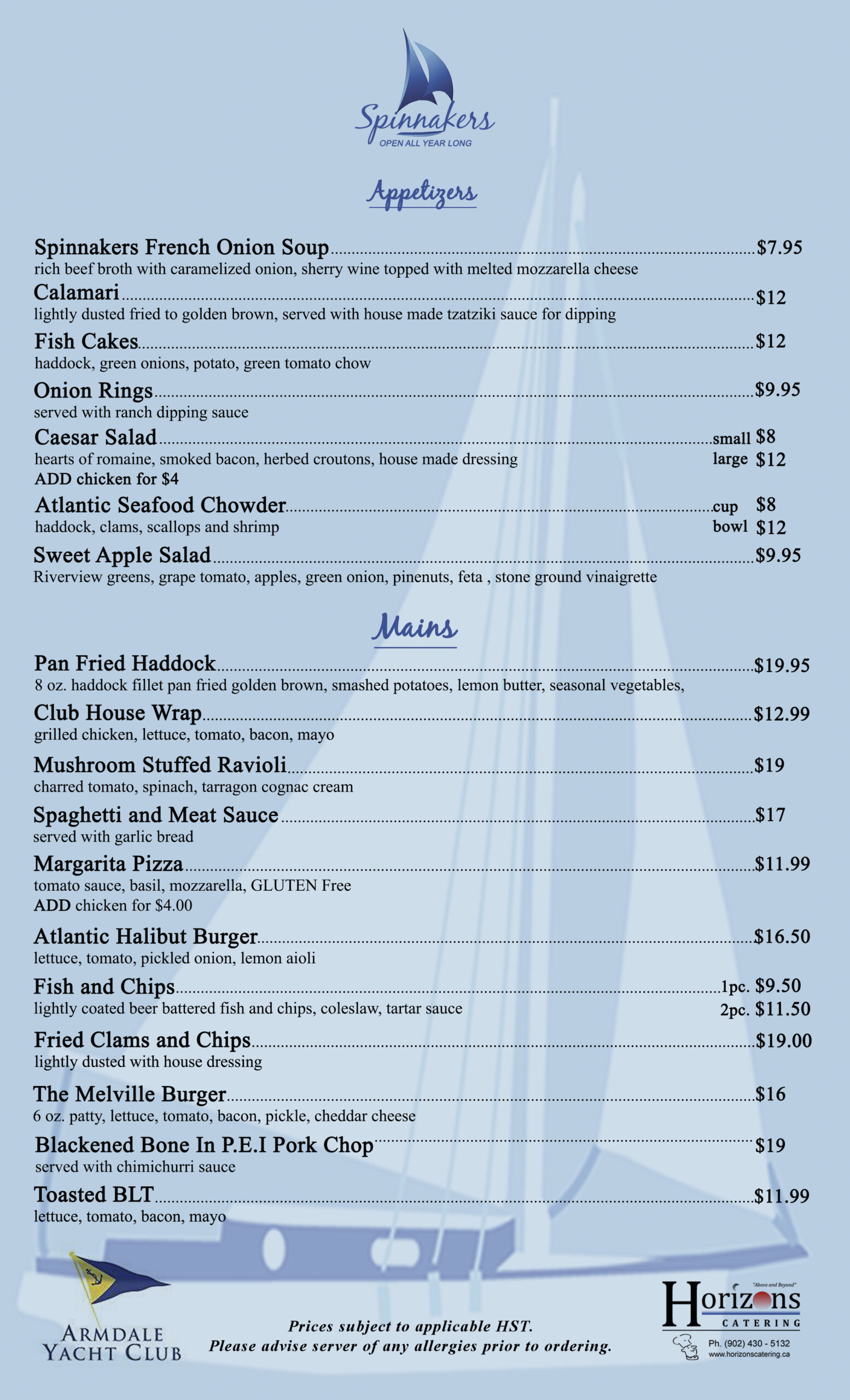 Catering Halifax and Venues Across Nova Scotia – Horizons Catering